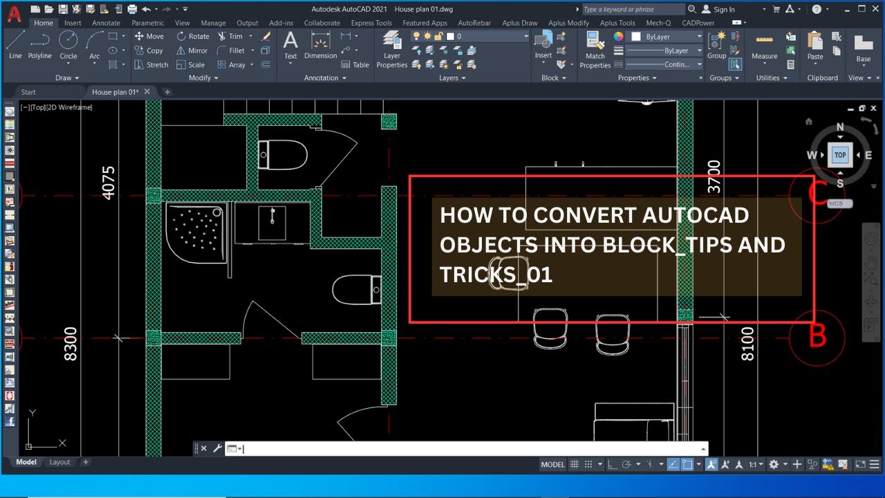 How To Convert Autocad Objects Into Block Tips And Tricks 02 Youtube