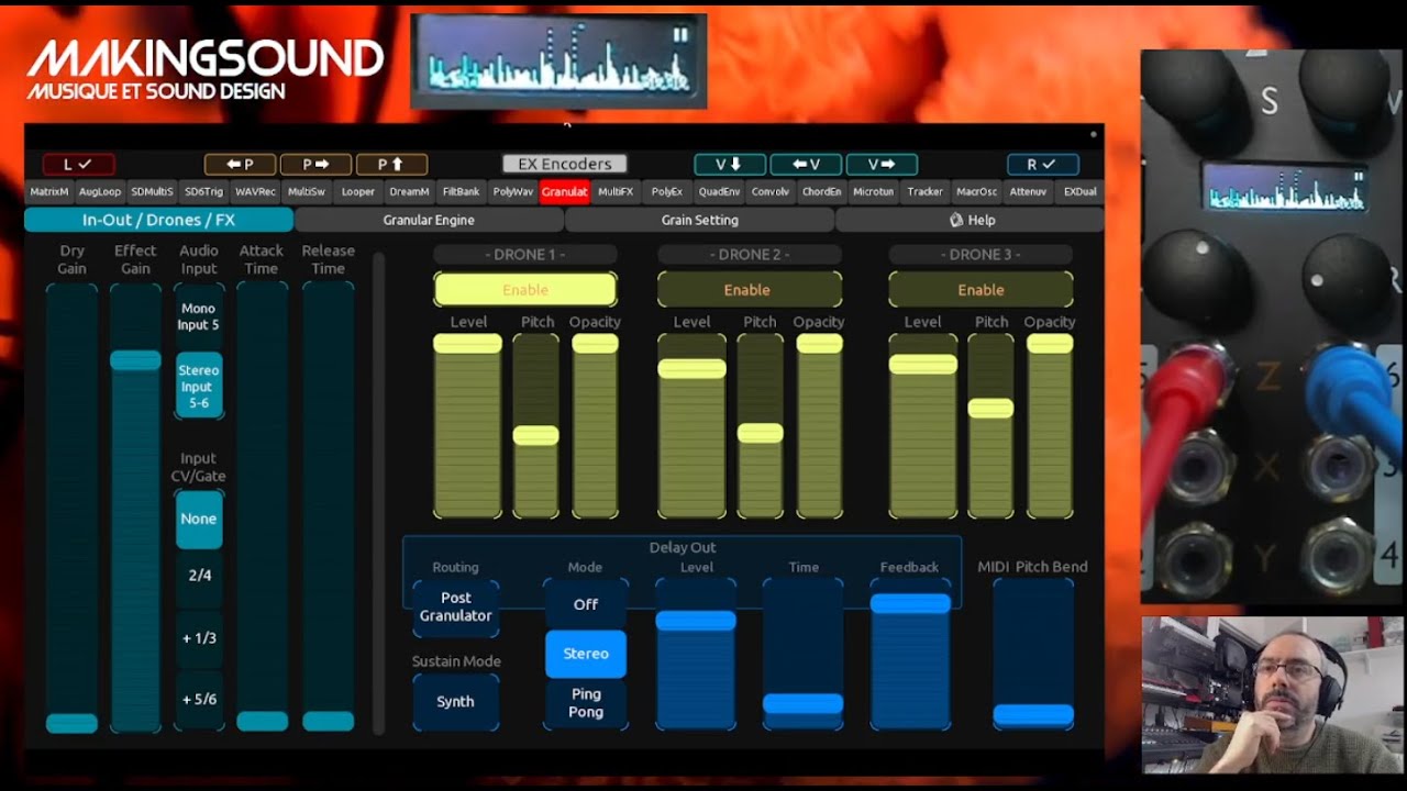 Expert Sleepers Disting EX (Part 2) - Granulator et mode double Disting ...