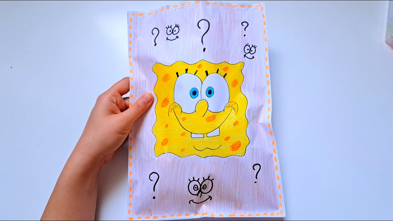 [💸paperdiy💸] Random SpongeBob🥰 [Tutorial] SpongeBob |paper play - YouTube
