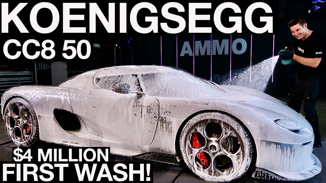 Koenigsegg CC850 First Wash and Drive INSANE Manual Hyper Car! - YouTube