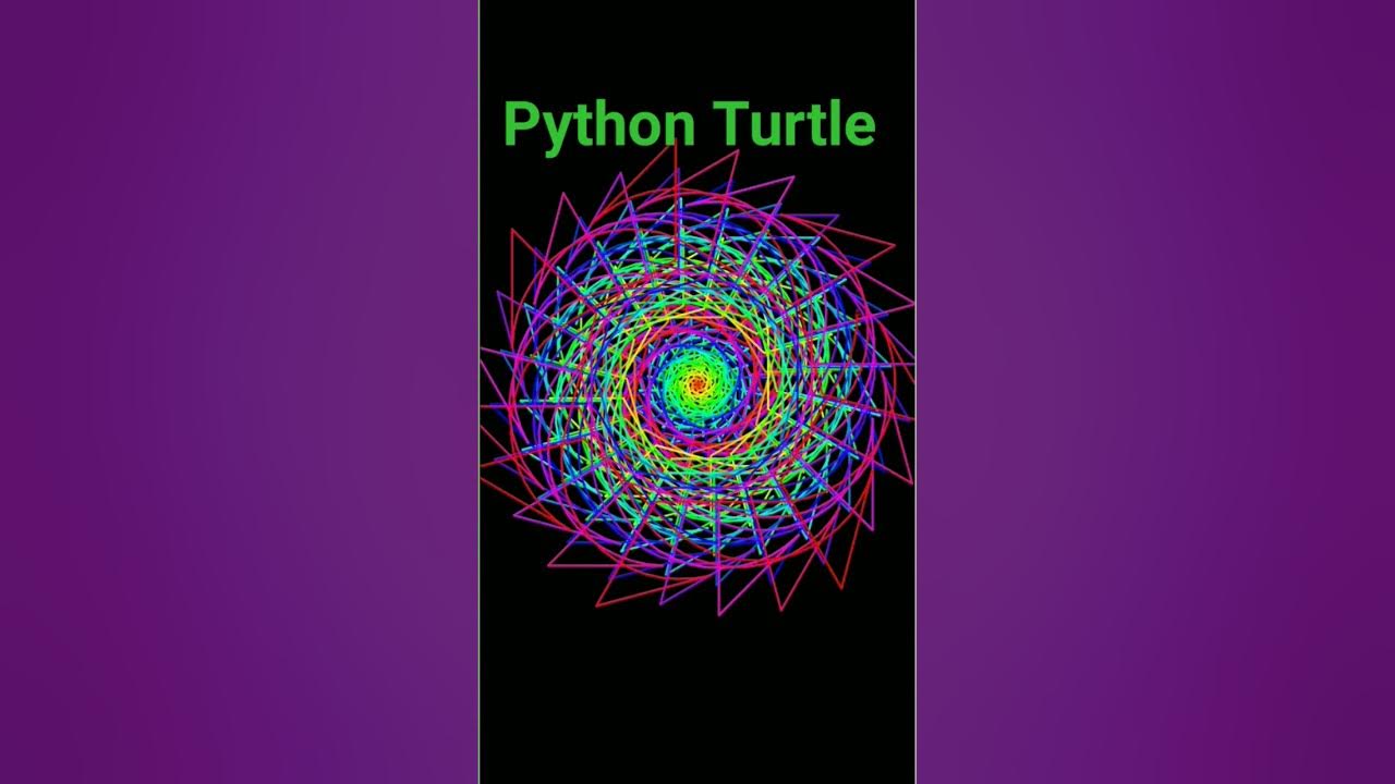 Pydroid3 Coding Turtlegraphics Python Pythonturtle Programming Code Illusion Pythontricks