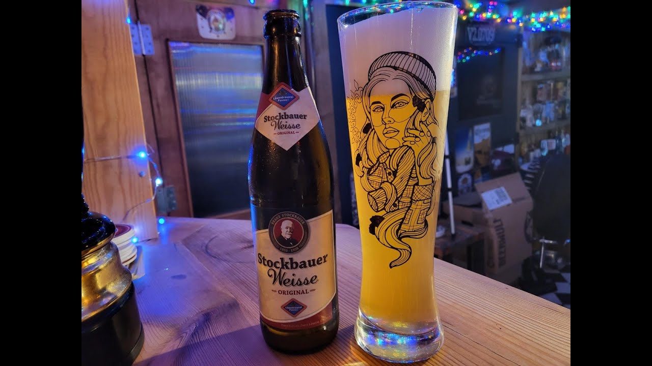 Stockbauer Weisse Löwenbrauerei Passau Wheat Beer - Hefeweizen 5.4% ABV ...