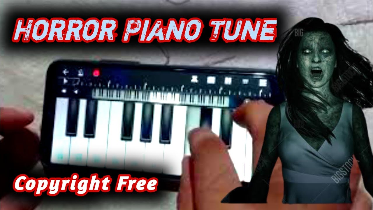 Horror Piano Tune Copyright Free Music #pianotutorial - YouTube