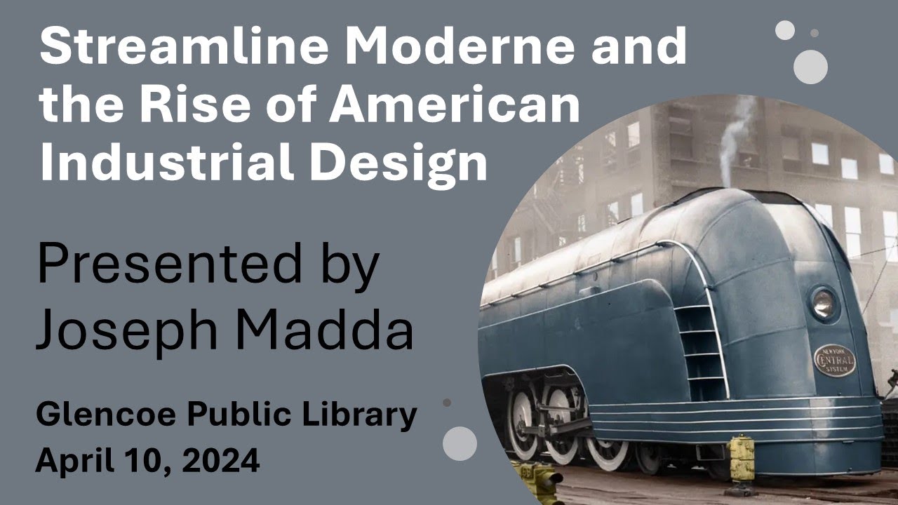 Streamline Moderne and the Rise of American Industrial Design - YouTube