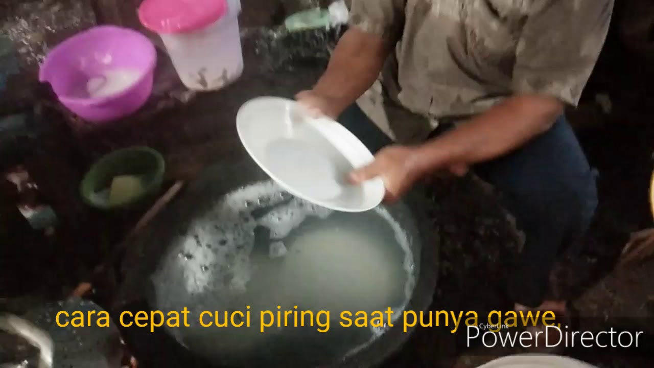 Tutorial cara cuci piring - YouTube