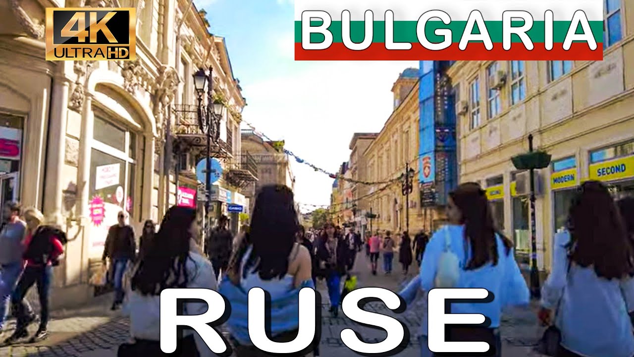 🇧🇬Little Vienna of Bulgaria, Ruse on the Danube River a walking tour in 4K - YouTube