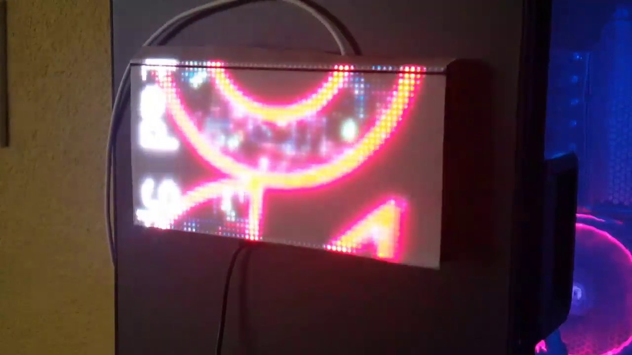 RGB Matrix Panel - GIF Display - YouTube