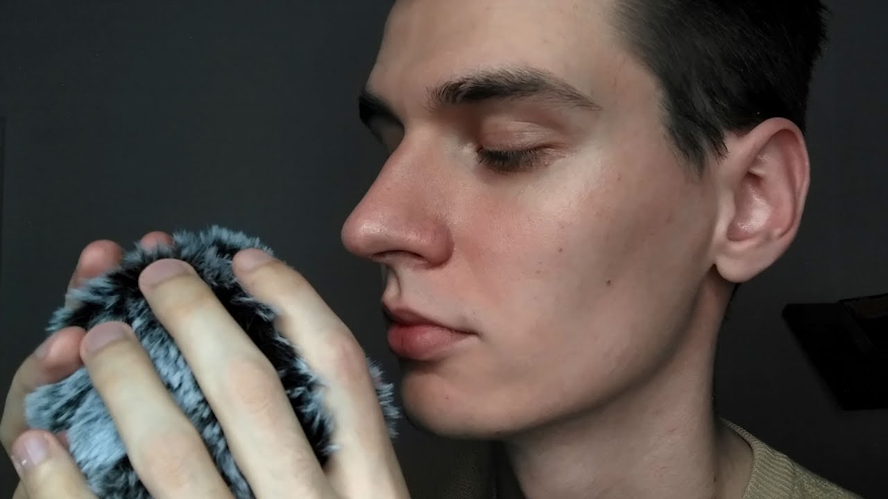 Relaxing & Calming Ear to Ear Whispering ASMR (+ Fluffy Mic cover ...