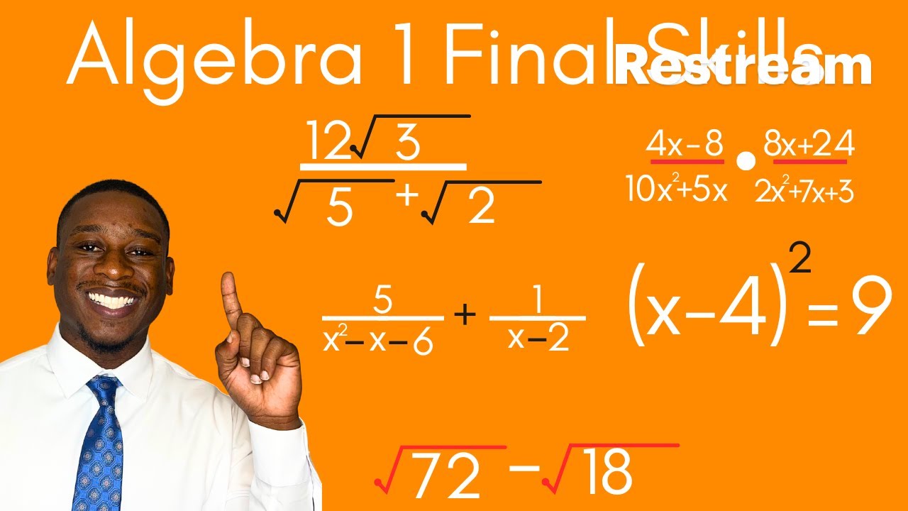 Mastering Algebra 1: Final Review Live Stream! - YouTube