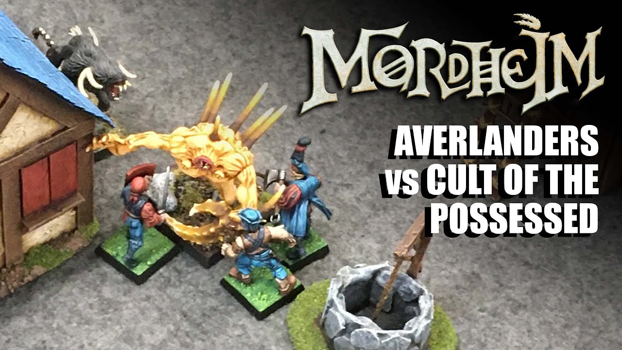 Mordheim Battle Report - Averlanders vs Cult of the Possessed - YouTube