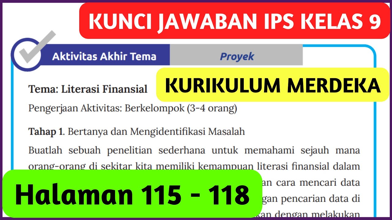 Kunci Jawaban IPS Kelas 9 Halaman 115 - 118 Kurikulum Merdeka Aktivitas ...