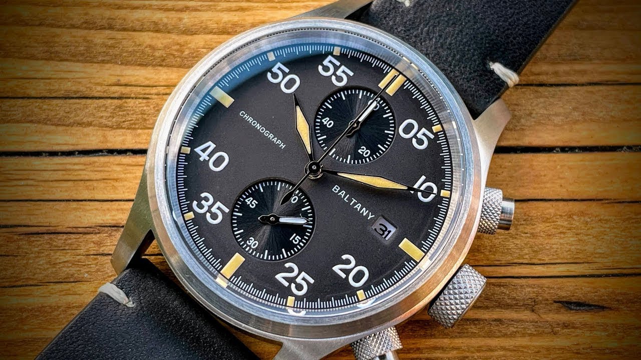 Milifortic Solar-Powered Military Chronograph Watch | 10ATM Waterproof ...