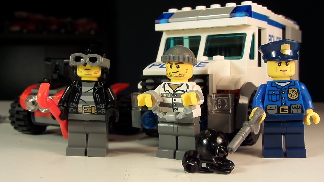 Lego City 2014 Prisoner Transporter 60043 Review - YouTube
