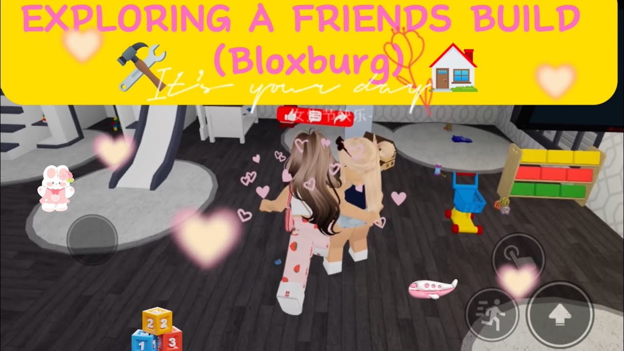 Exploring A Friends Build (Bloxburg) - YouTube