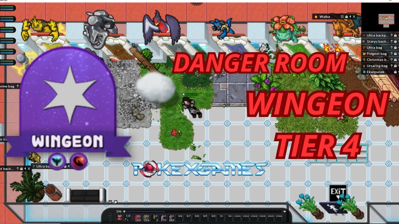 Pokexgames (PXG) Wingeon Danger room tier 4 | PL - YouTube