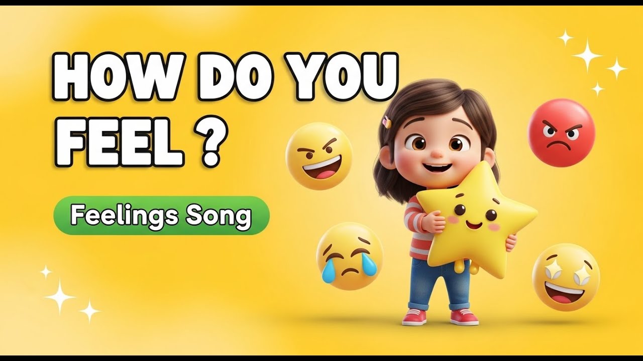 HOW DO YOU FEEL | FEELINGS SONG FOR KIDS | THE FEELINGS SONG | EMOTIONS ...