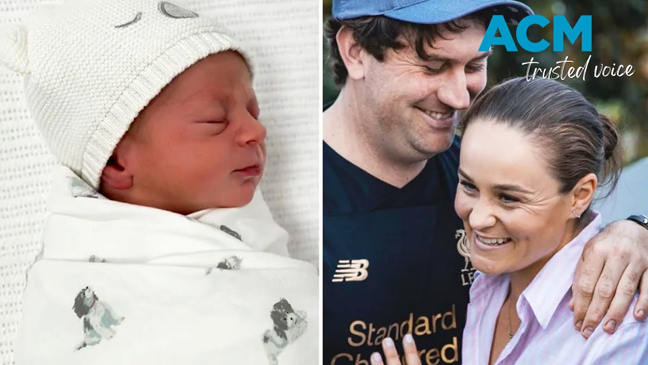 'Beautiful boy': Ash Barty announces birth of her first child - YouTube