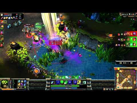 League of Legends - Master Yi Quadra Kill (Hybrid build)