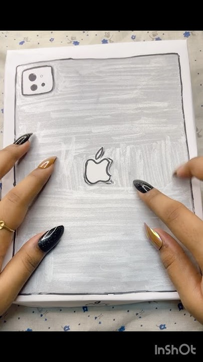 DIY paper ipad pro unboxing #craft #papercraft #asmrsounds #unboxing # ...