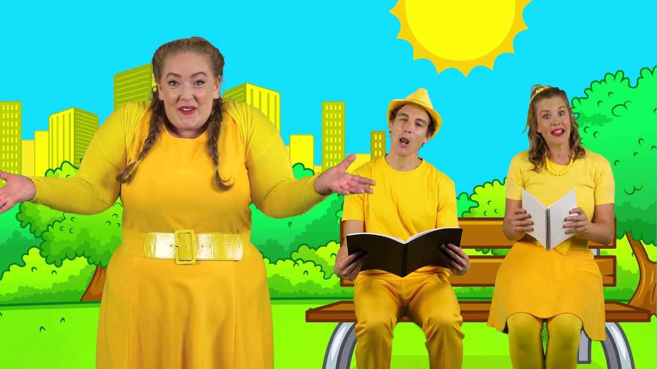 Colors Song: Yellow - blue - red - green - pink - orange - YouTube