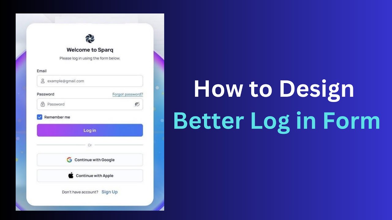 HOW TO DESIGN BETTER LOGIN FORM USING FIGMA || NORRIENE GRACE MILLAN ...