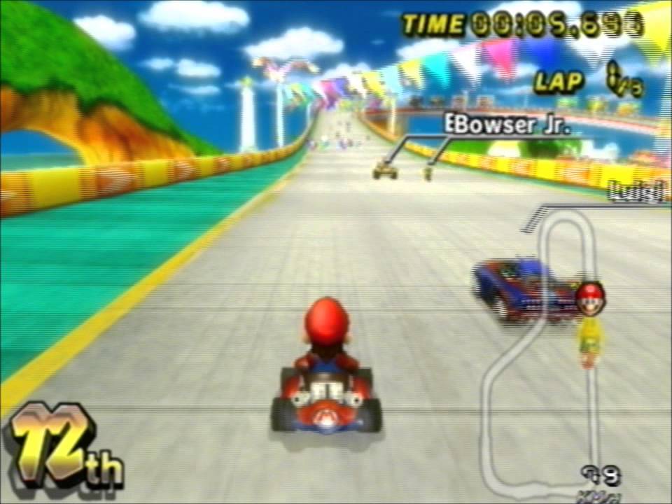 [MKWii] Custom Track - GP Mario Beach (made by SuperMario64DS, DJ ...