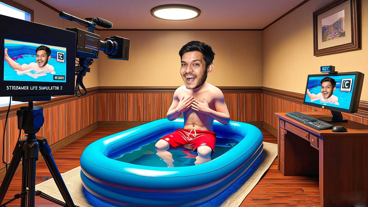 Ice Bath Stream Challenge Streamer Life Simulator 2 Part 8 - YouTube