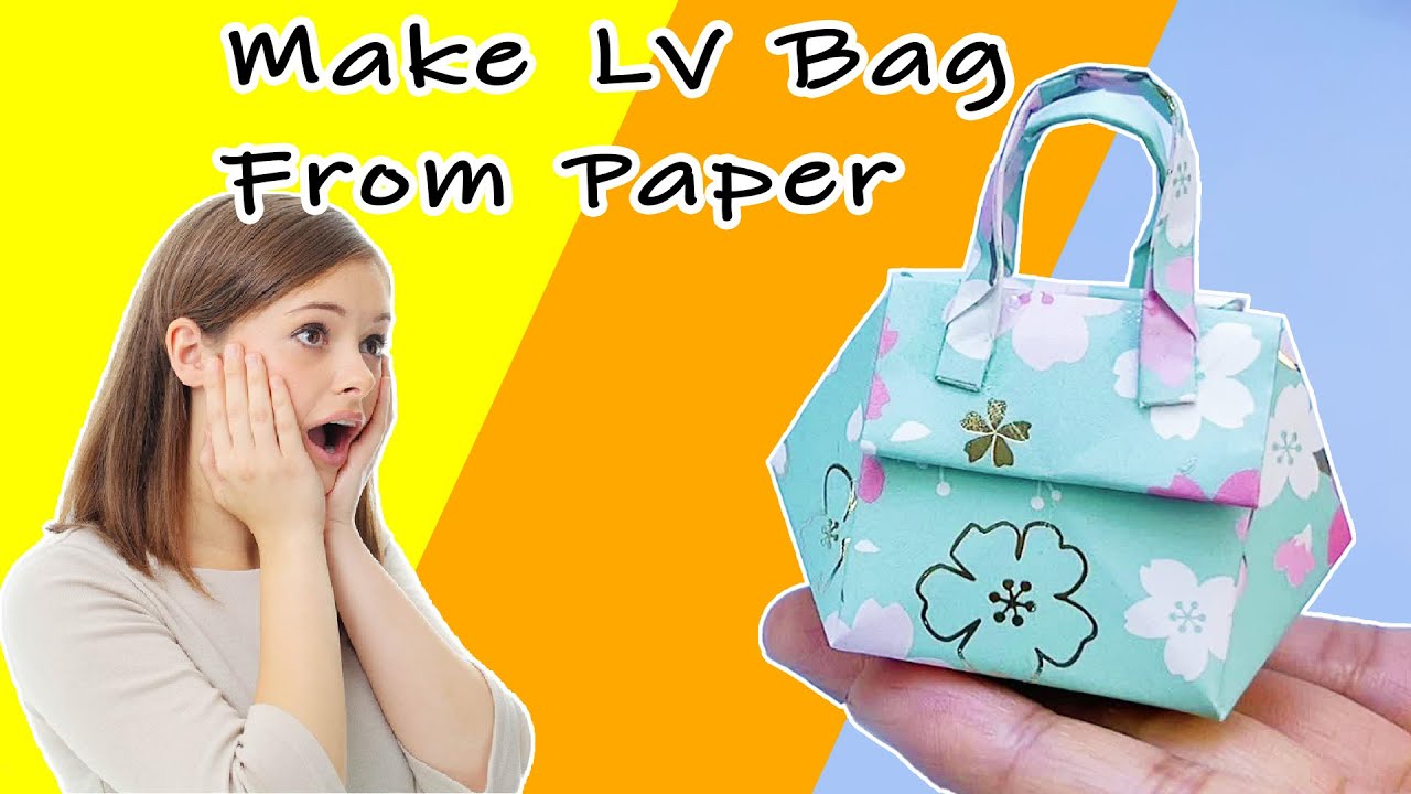 How to make an LV bag by folding paper | it 0nly Take 30s - YouTube