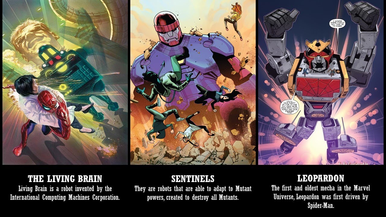 List of Some Robots or Androids in the Marvel Universe - YouTube