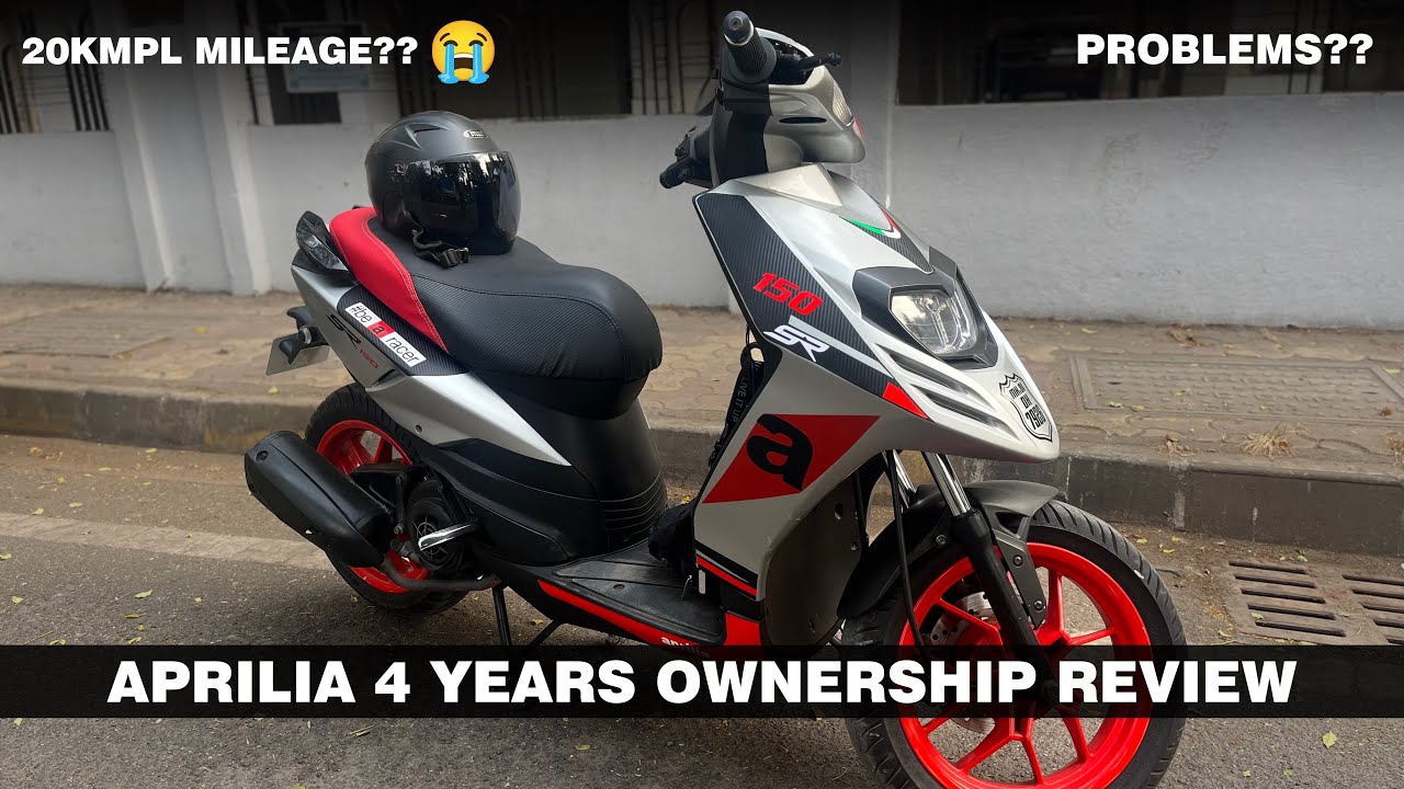 Aprilia Ownership Review - 4 years + 23000 Kilometer!! - YouTube