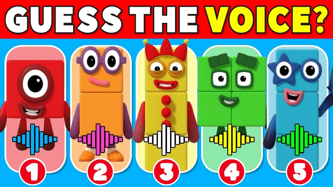Guess The NUMBERBLOCKS Characters by Their Voice...! #2 | Quiz for Fans ...