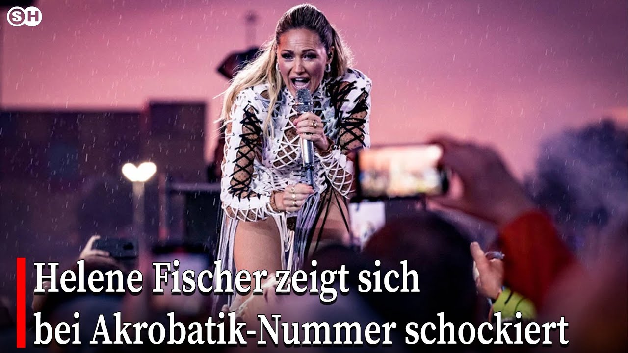Helene Fischer zeigt sich bei Akrobatik-Nummer schockiert #garmany ...