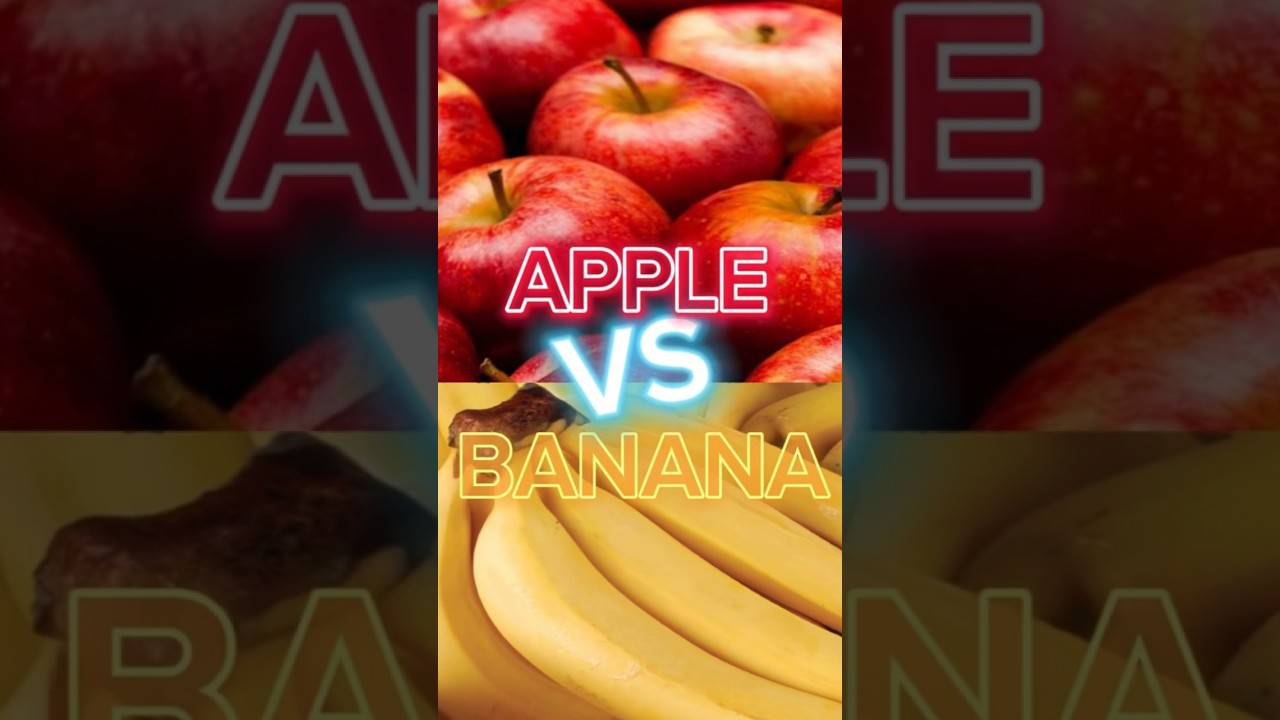 Apple vs Banana #comedy #edit #entertainment #YouTubeShorts #Shorts # ...