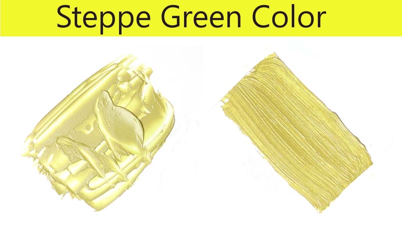 Steppe Green Color - How To Make Steppe Green Color - Color Mixing ...