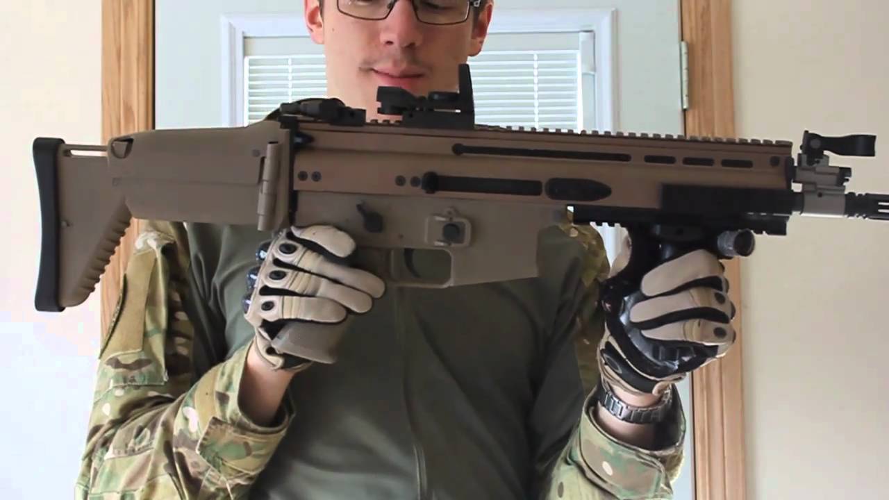 WE AWSS SCAR-L - Shooting Demos - YouTube