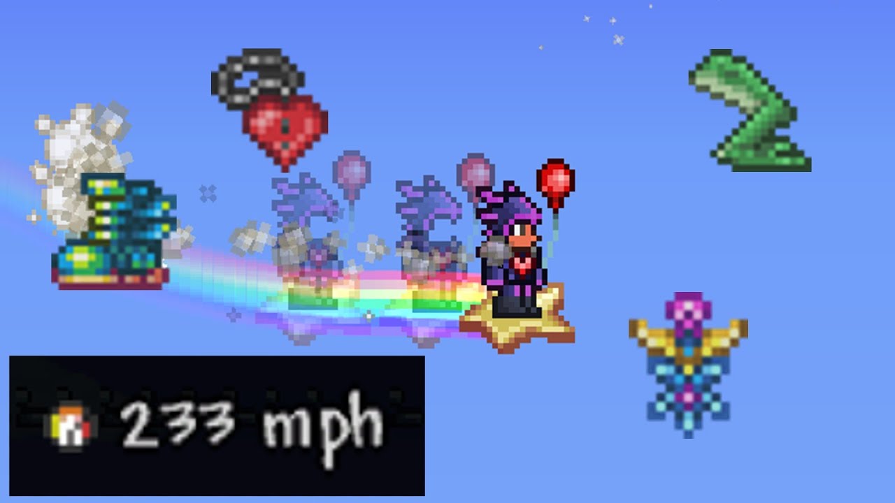 Max MOVEMENT Build in Terraria????? - YouTube