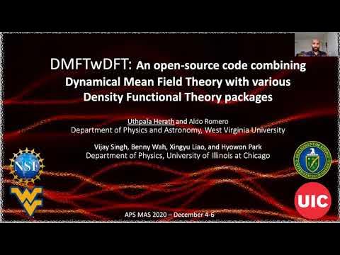 DMFTwDFT: An open-source code combining Dynamical Mean Field Theory with various DFT packages ...