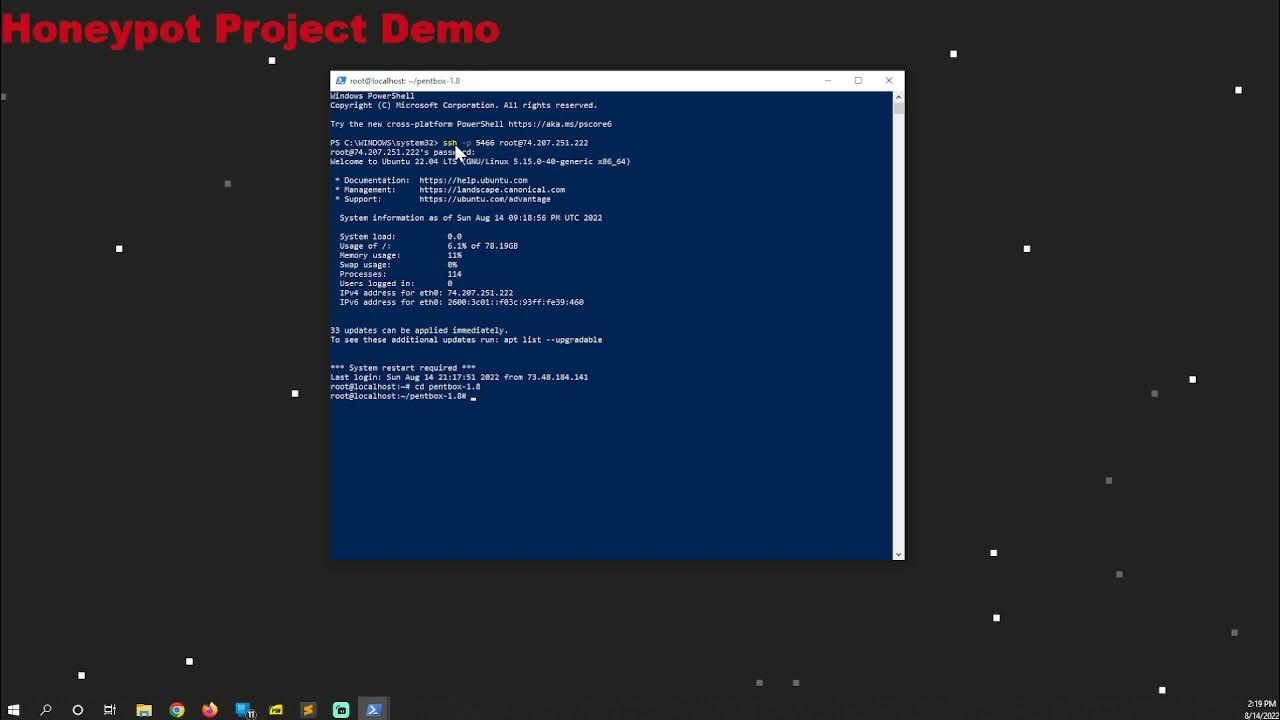 Honey Pot Project Demo - YouTube
