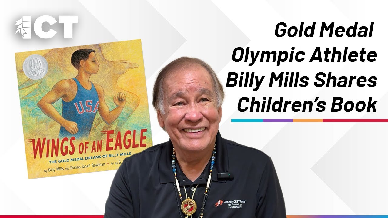 Gold Medal Olympic Athlete Billy Mills Shares Children's Book - YouTube