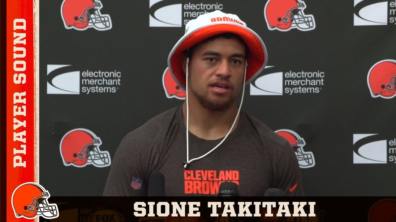 Sione Takitaki: I'm a high energy guy | Cleveland Browns - YouTube