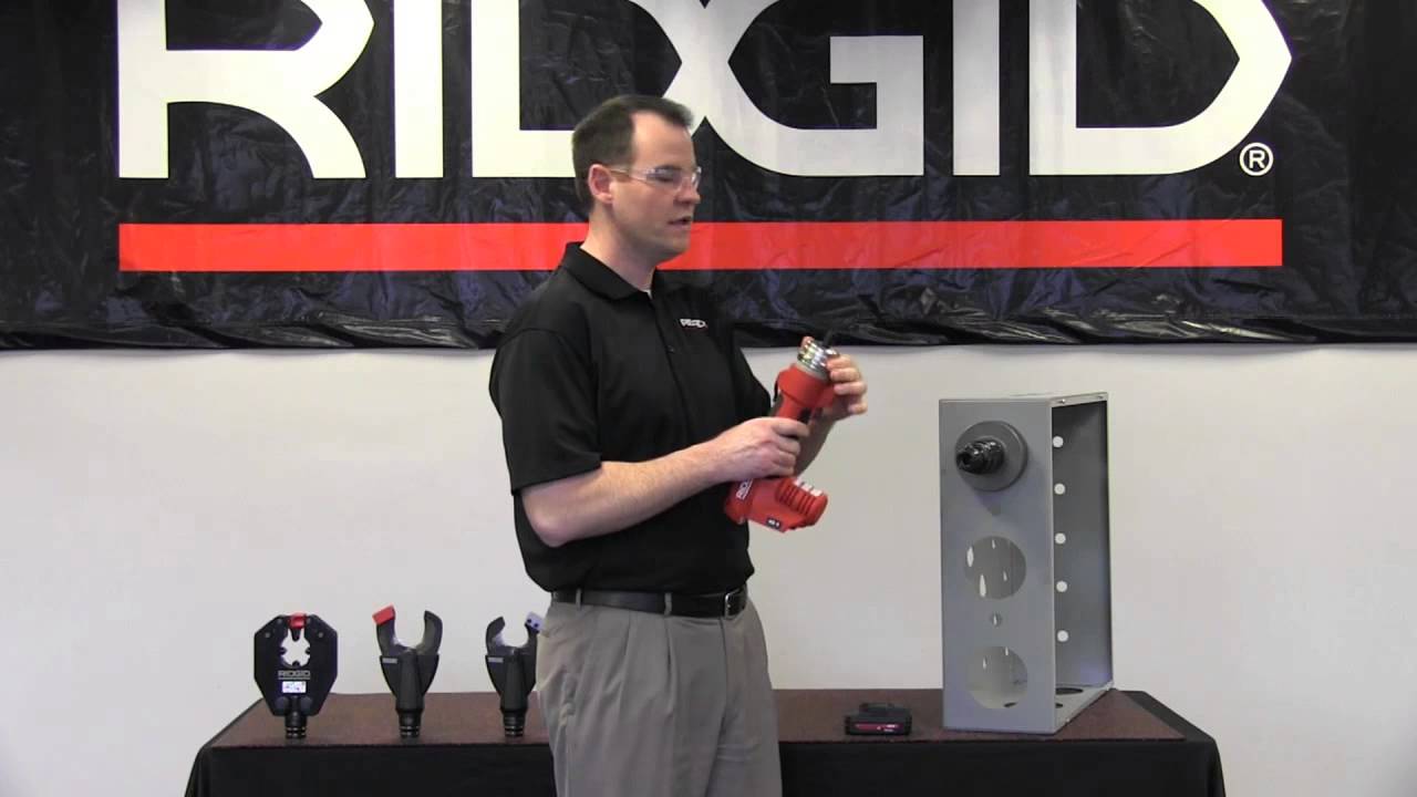 4” Punching With The RE 6 Electrical Tool - YouTube