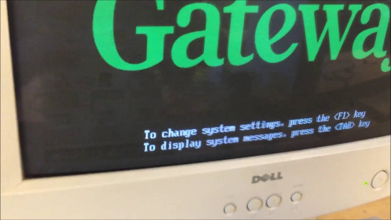 Surviving 2016 #124 Gateway Essential Booting Windows 98 - YouTube
