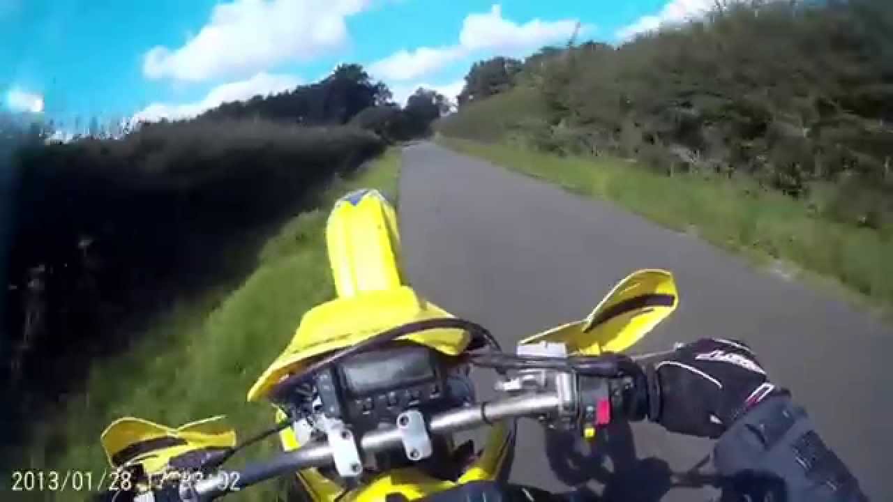DRZ 400 KLX 300 Wheelies and off roading - YouTube