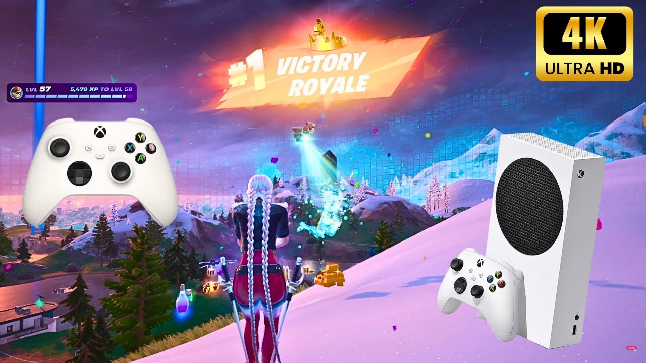 Xbox Series S Fortnite Zero BUILD Controller Gameplay (4K 120FPS) - YouTube