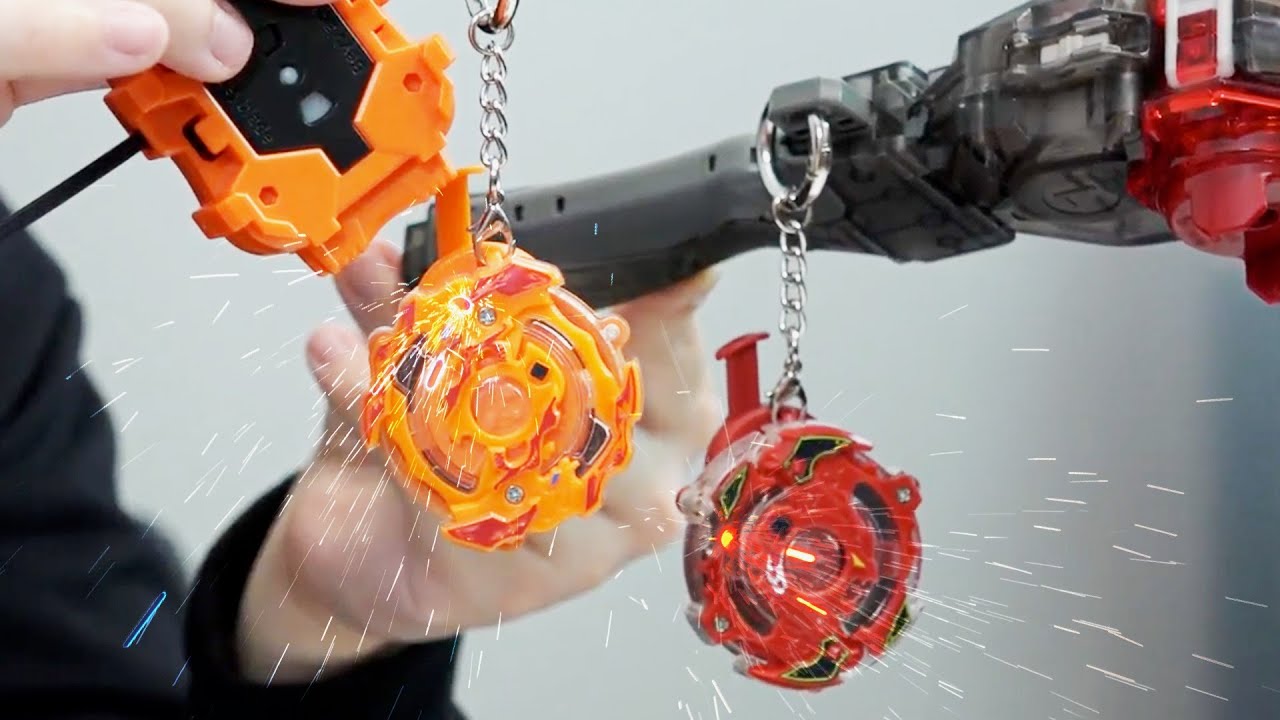 MINI SPARKING BEYS! | Ultra Rare REAL SPARKS Beyblade Burst Battle ...