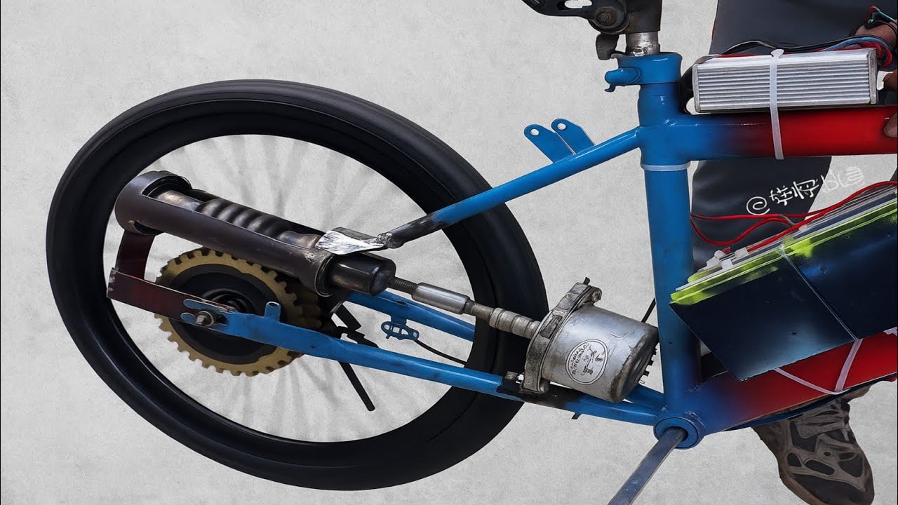 DIY Electric Bicycle Conversion | Powerful Motorized Bike Project Step ...