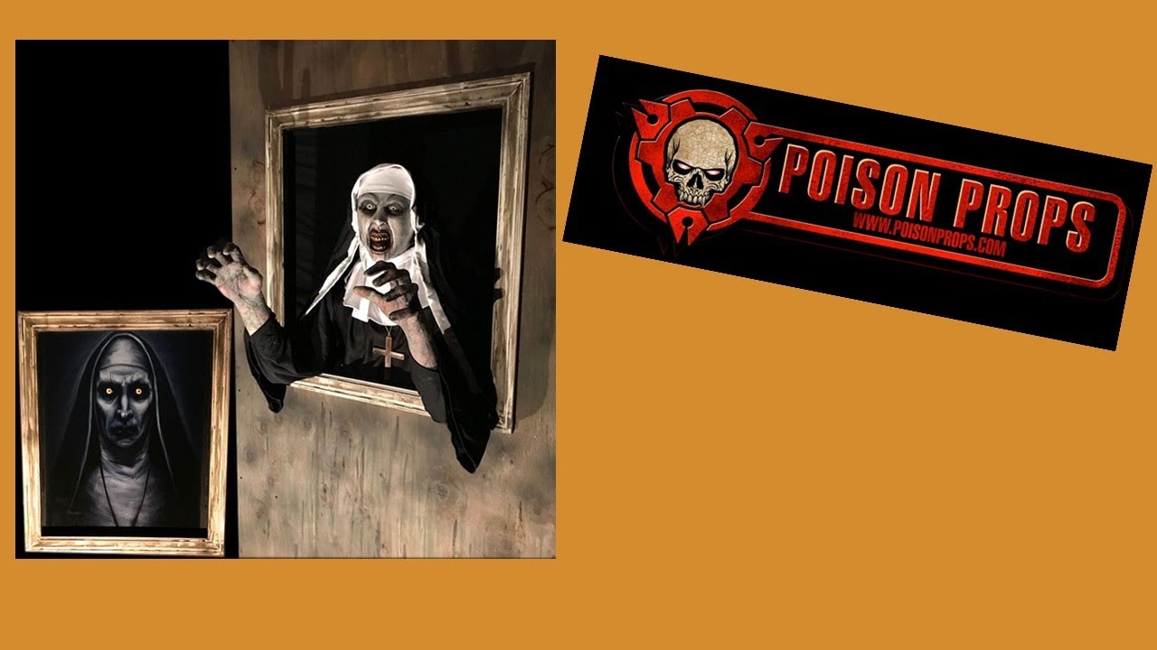 Analysis of multiple Drop Portrait animatronics from Poison Props - YouTube