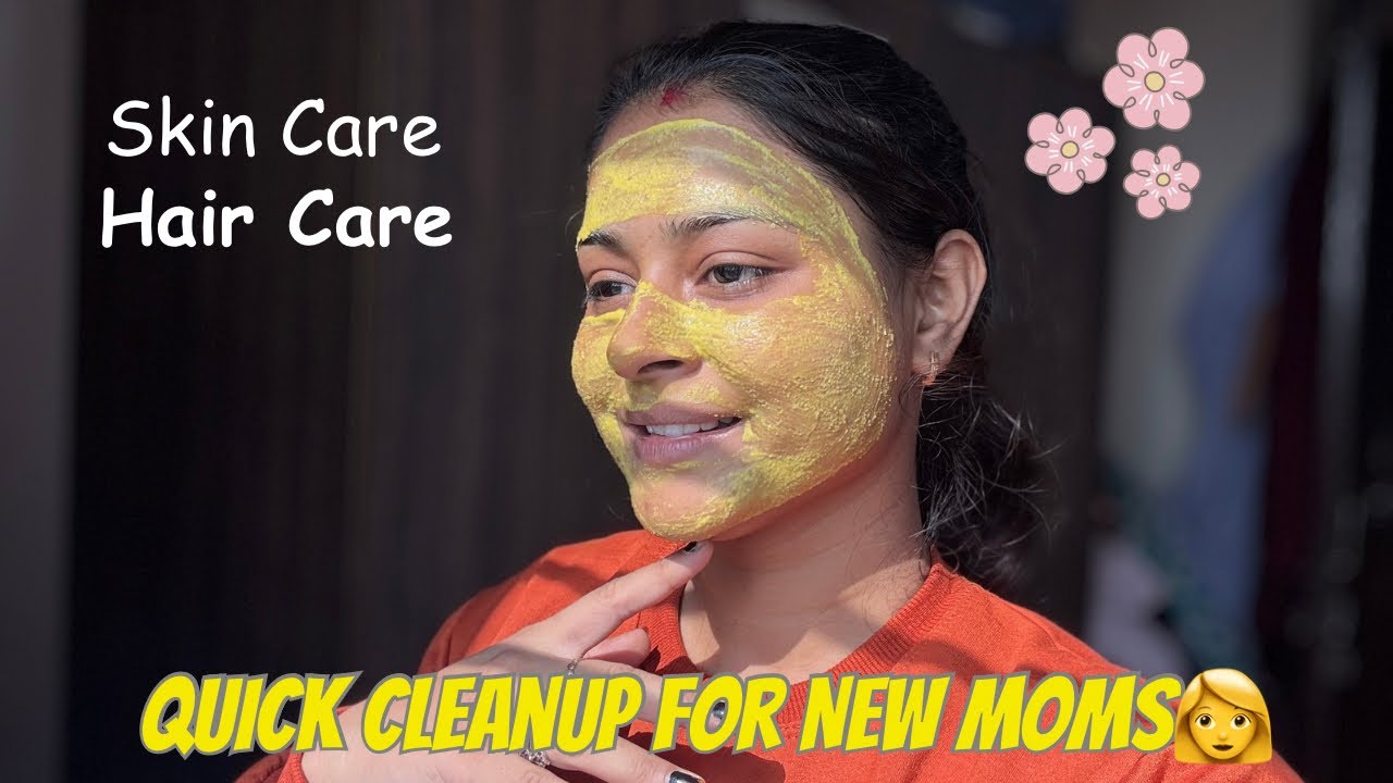 Quick Cleanup For New Moms👩 Skin Care Routine 🥰DIY for Hairs #quickcleanup #skincare #diy - YouTube