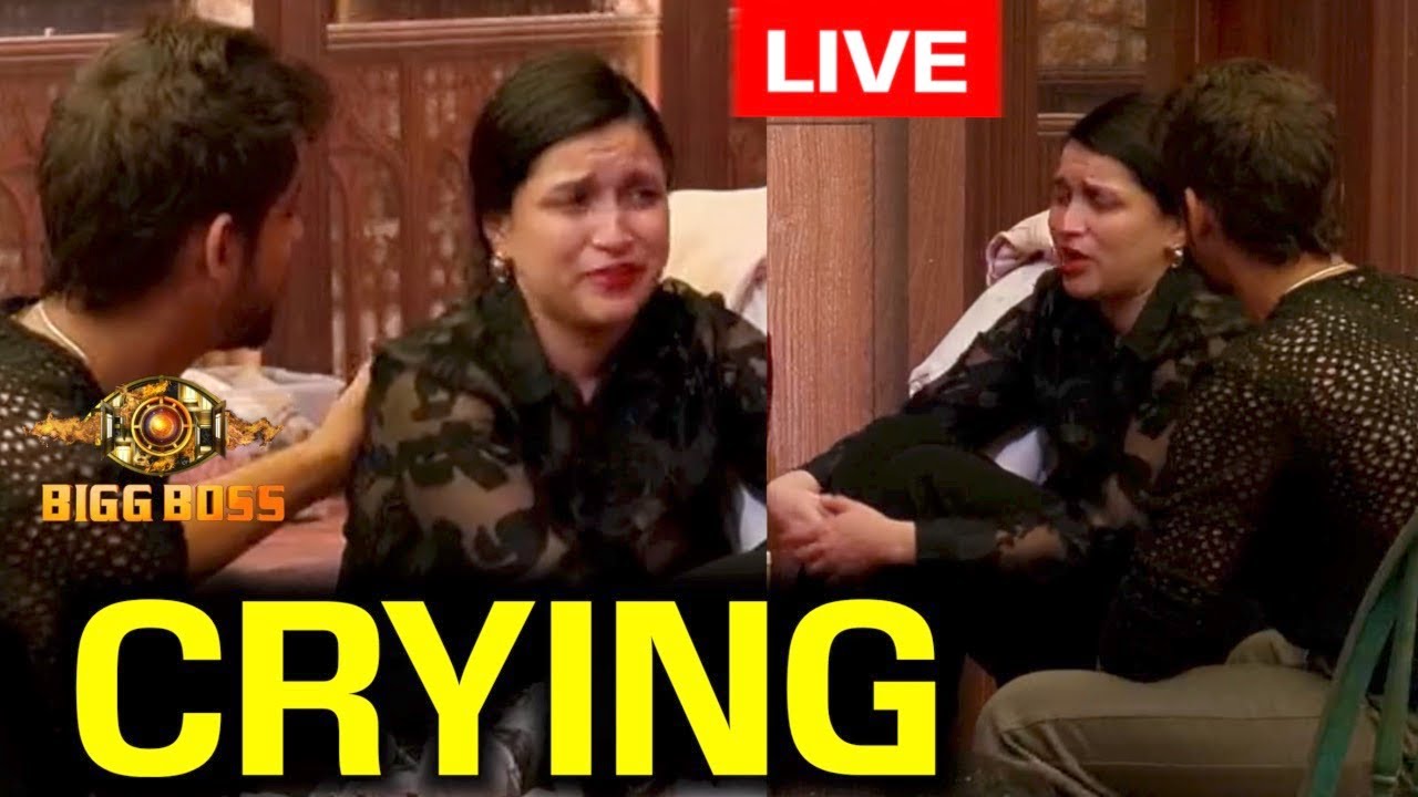 Bigg Boss 17 LIVE Manaara Chopra CRYING After FIGHT With Khanzaadi ...