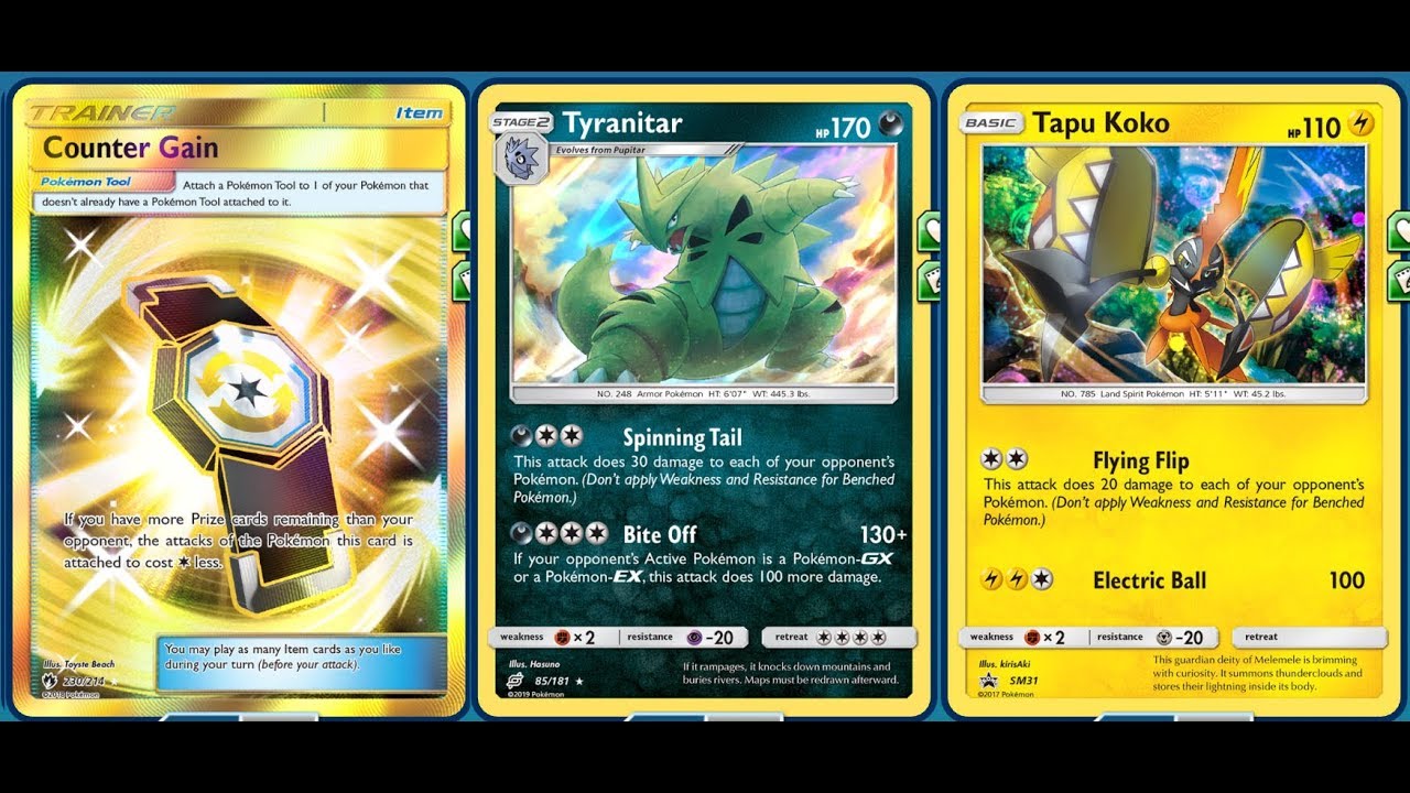 Team Up TYRANITAR Deck, Bench Wipes & 1HKO's - YouTube